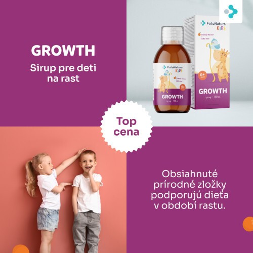 3x GROWTH – Sirup pre deti v období rastu